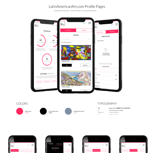 Luxury mobile app | App design contest | 99designs
