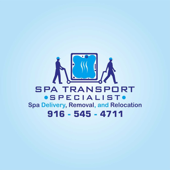 Create a strong spa moving logo for Spa Transport Specialist | Logo ...