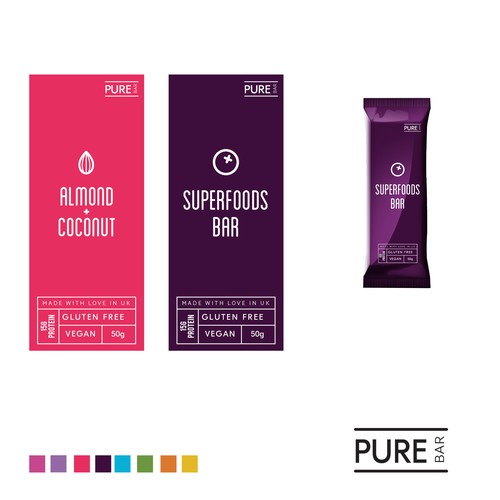 Health/Protein bar packaging/branding design | Product packaging contest