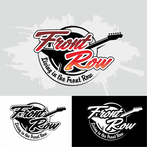 Powerful Logo neeed for rock band "Front Row" | Logo design contest