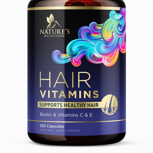 Designs | Beautiful Hair Vitamins Design Needed for Nature's Nutrition ...