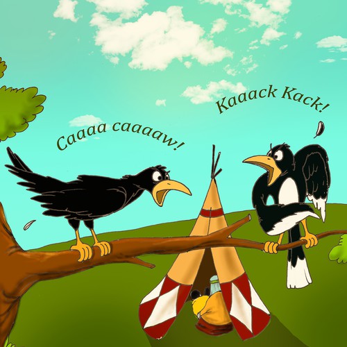 Children's Book telling the legend of the Talking Stick | Illustration ...