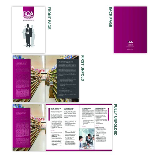 Designs | New Brochure Design for RQA Product Risk Institute | Print or ...
