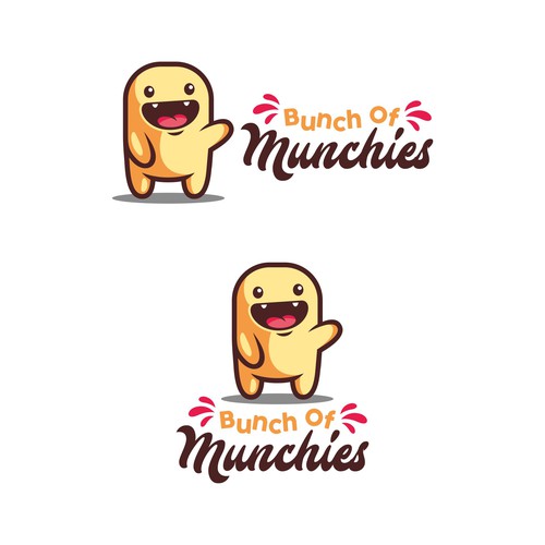 Design a creative logo for a dessert company called Bunch of Munchies ...