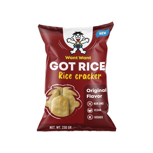 Designs | GOT RICE Rice cracker- original | Product packaging contest