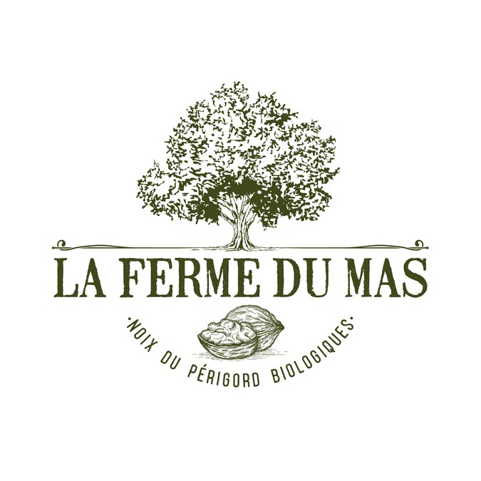Create a logo for our top-quality walnut farm in France | Logo design ...