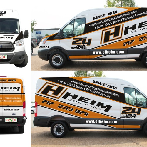 Designs | Create a design for a Construction Company's Ford Transit ...
