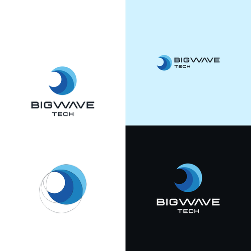Designs | Tech startup in need of logo with wave theme | Logo ...