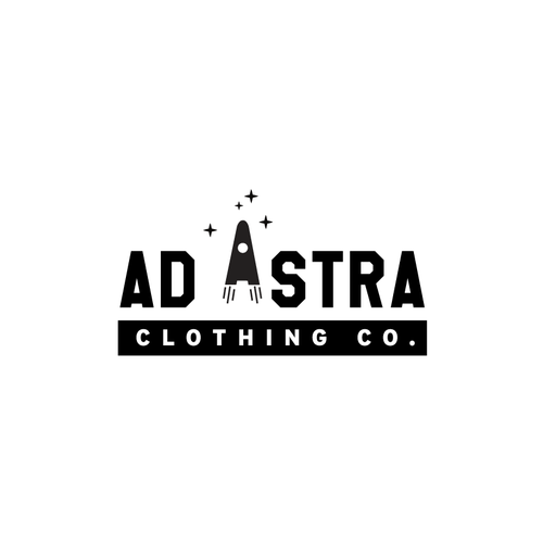 Create an inspiring, vintage clothing brand. Ad Astra! | Logo design ...