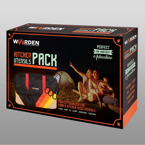Designs | Camping Bag Retail Box design | Product packaging contest