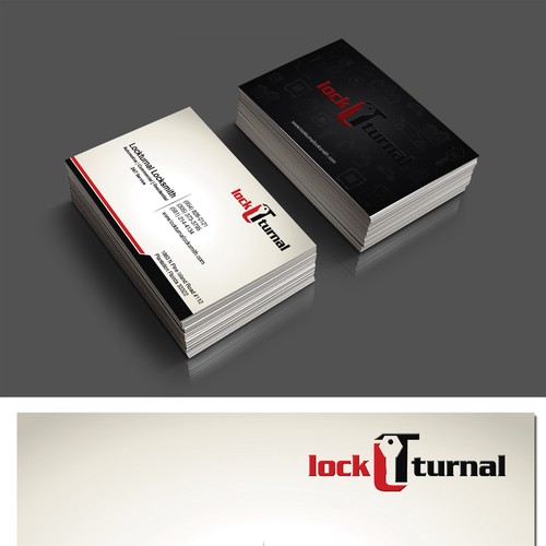 Business Card Design for Local Locksmith Company | Have Fun With It ...