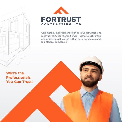 Designs | Modern high Tech Construction Company needs logo | Logo ...