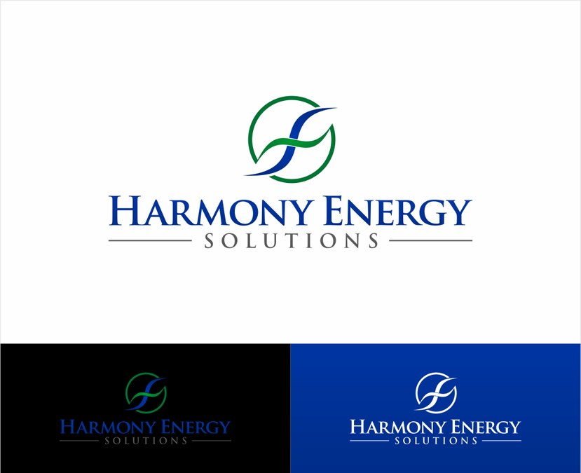 Awesome Harmony Energy Solutions Logo using harmonic waves imagery ...