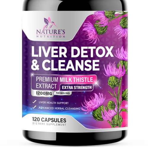 Designs | Natural Liver Detox & Cleanse Design Needed for Nature's ...