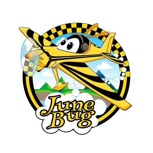 Designs | Create a caricature of my airplane, the June Bug! | Character ...