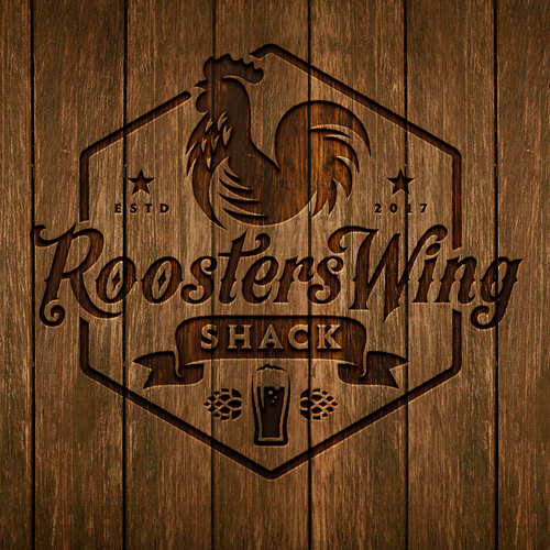 Designs | Design a logo for "Roosters Wing Shack" | Logo & brand ...