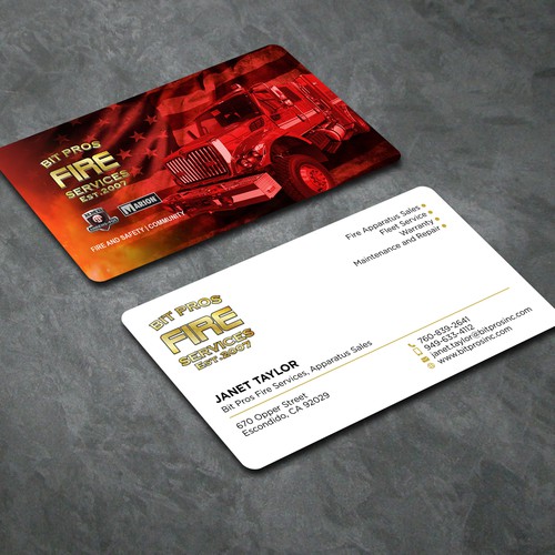 Designs | FIRE ENGINE DESIGN BUSINESS CARD | Business card contest