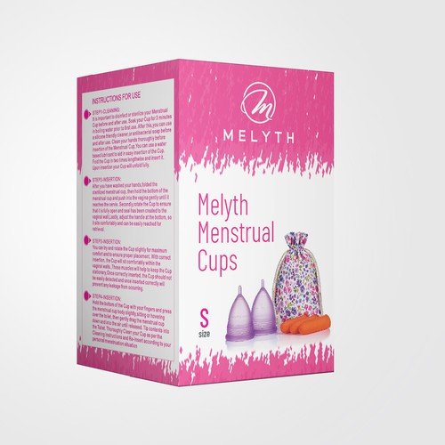 Design a package for menstrual cups | Product packaging contest