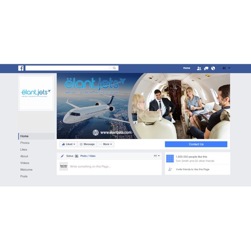elant jets social media | Social media page contest