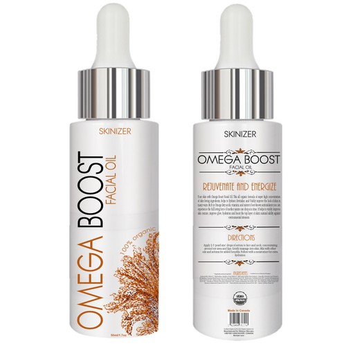 Unique, Clean and Creative label for Organic Skincare product - more ...