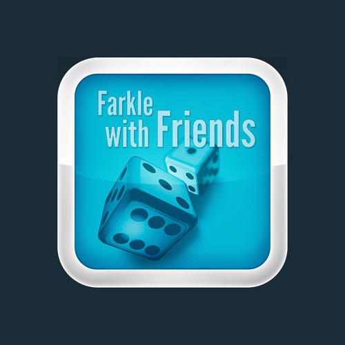 icon for 'Farkle with Friends' multiplayer dice game. | Icon or button ...