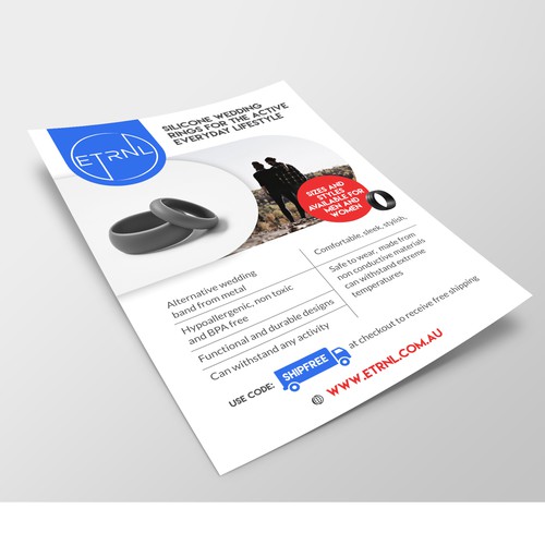 Design attention grabbing flyer for new active lifestyle company ...