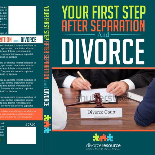 Divorce Resource Book Cover Design | Book cover contest