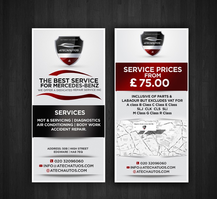 Leaflet for a garage repair business | Postcard, flyer or print contest