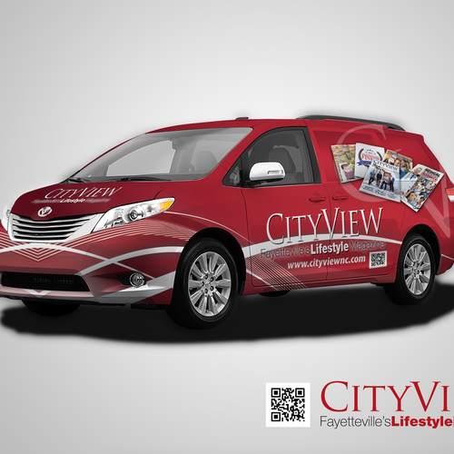 Designs | Vehicle wrap for magazine publisher | Car, truck or van wrap ...