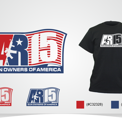 logo for AR-15 Gun Owners of America | Logo design contest