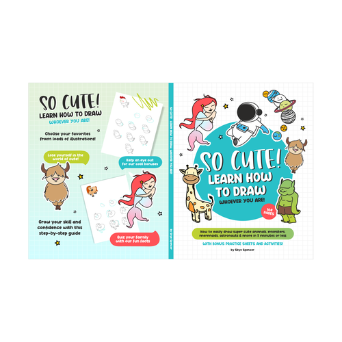 Designs | STAND OUT BOOK COVER DESIGN NEEDED! Learn how to draw Cute ...