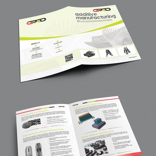 A brochure for a start-up in the revolutionary additive manufacturing ...