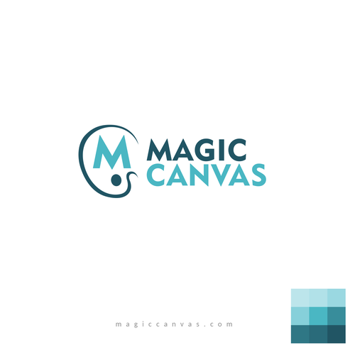 Designs | Magic Canvas - Paint by Numbers Inspired | Logo design contest