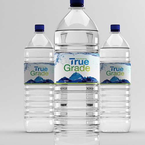 Designs | True Grade Water | Product label contest