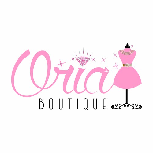 Create a feminine logo that illustrates a women in heels with a ...