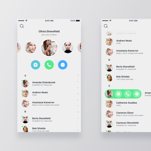 Design The Future of Calling and Messaging | App design contest