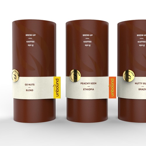 unbound coffee roasters packaging concept | Product packaging contest