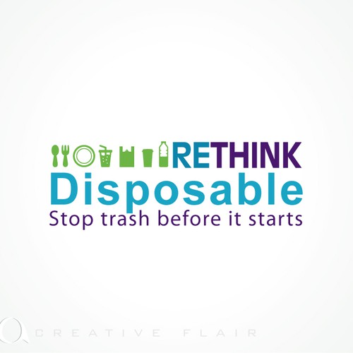 New logo wanted for Rethink Disposable | Logo design contest