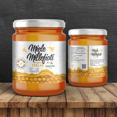 Designs | Miele Italiano da Api Italiane | Product packaging contest