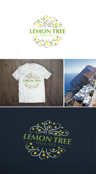 Lemon Tree Houses Logo Folegandros Island Resort in Greece! | Logo ...