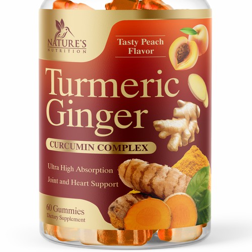 Designs | Natural Turmeric Gummies Design Need for Nature's Nutrition ...