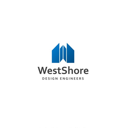 Create a logo for WestShore Design Engineers that promotes stability ...