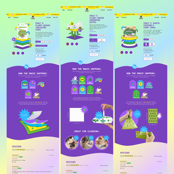 1 page simple website design | Web page design contest | 99designs