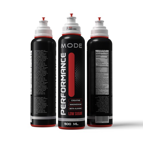 Designs | Performance Drink | Product label contest