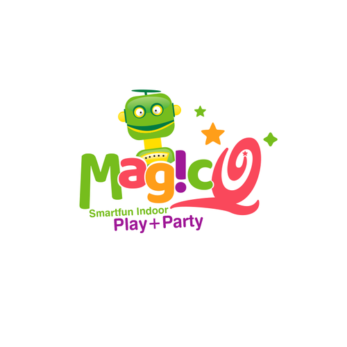 Create a logo for an children indoor play center with smart creative ...