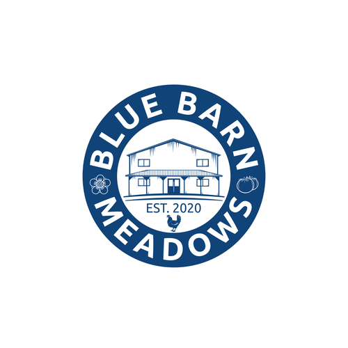 Designs | Design a big blue logo for our big blue barn farm | Logo ...