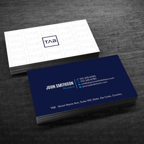 TAB Business Card | Business card contest