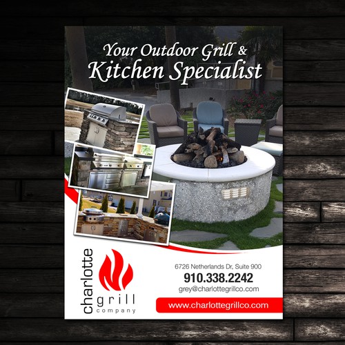 Outdoor kitchen company needs a Magazine ad | Postcard, flyer or print ...