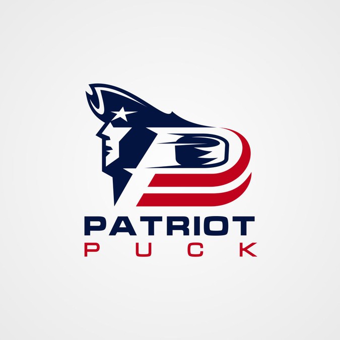 Patriot Puck - Logo Design for Hockey Puck Company Made in USA | Logo ...