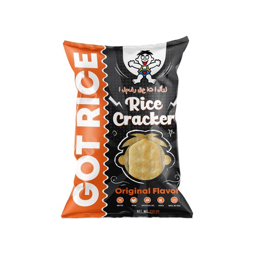 Designs | GOT RICE Rice cracker- original | Product packaging contest